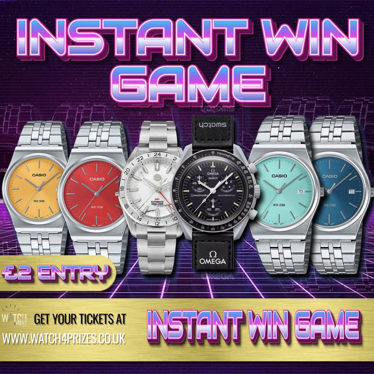 Watch 4 Prizes - Watch Prize Draws from 99p!